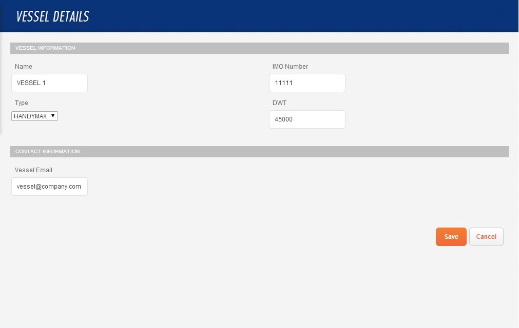 Veslink - Vessels and Vessel Types